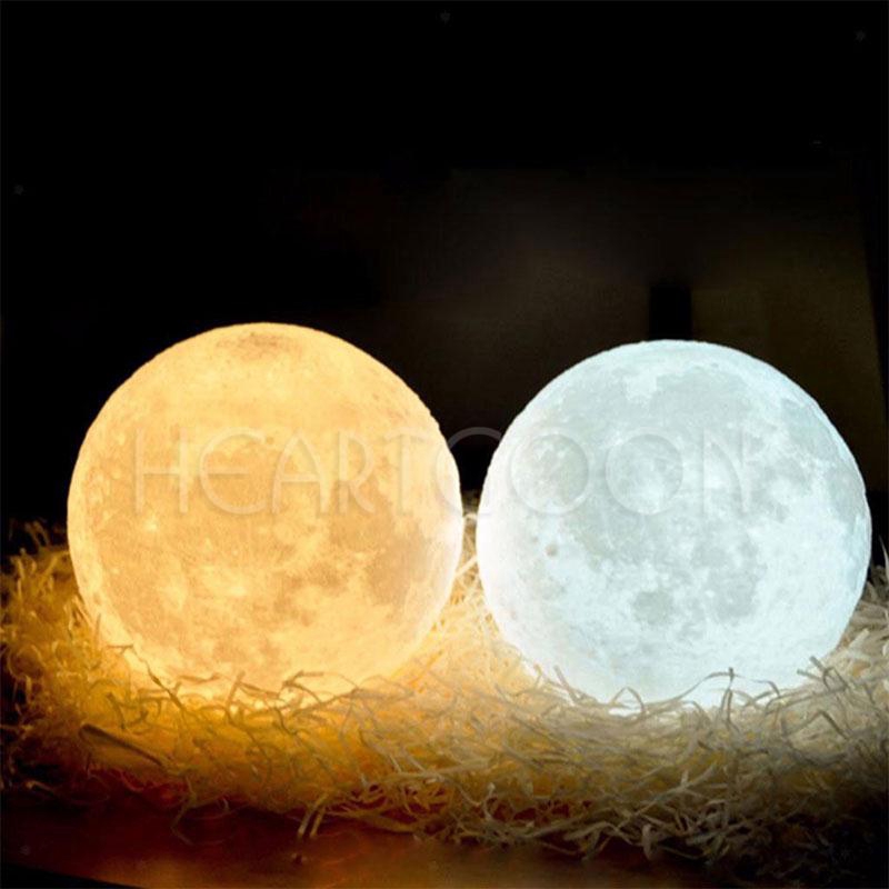 Spot Lunar Bedside Lamp Moon lamp Lunar Table Lamp LED Lunar Night ...