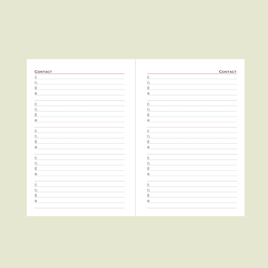 Theorem Diary planner Refill with Calendar Refill notebook journal diary inserts A6 2021 ระบุปี ...