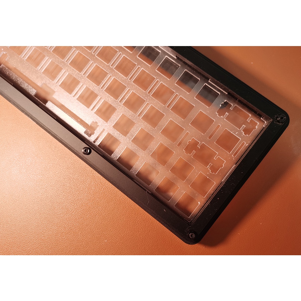 Rebel60 64 Layout Mechanical Keyboard DIY Kit Black Acrylic Stacked ...