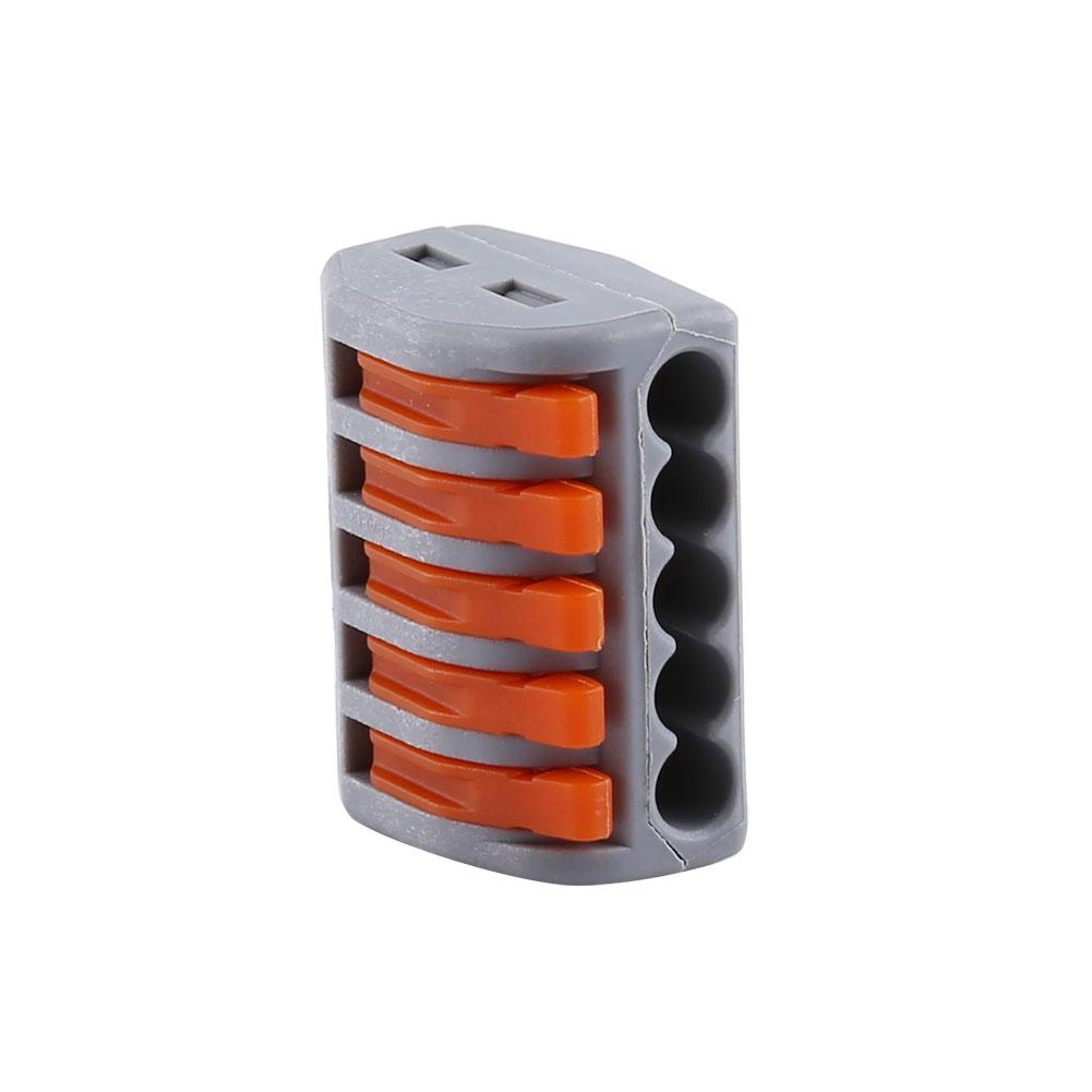 Block Lever Reusable Wire Connector Spring Terminal Electric Way 20pcs ...