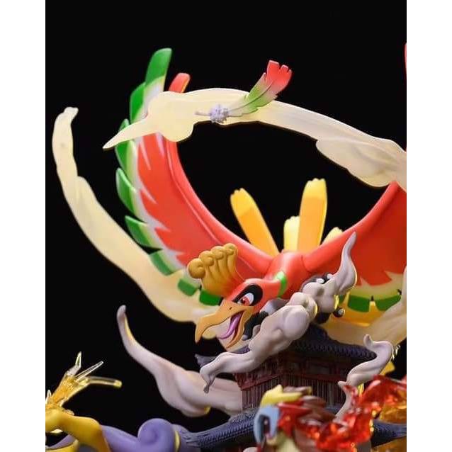 MFC studio Raikou Entei and Suicune Three Legendary dogs with Moltres ...