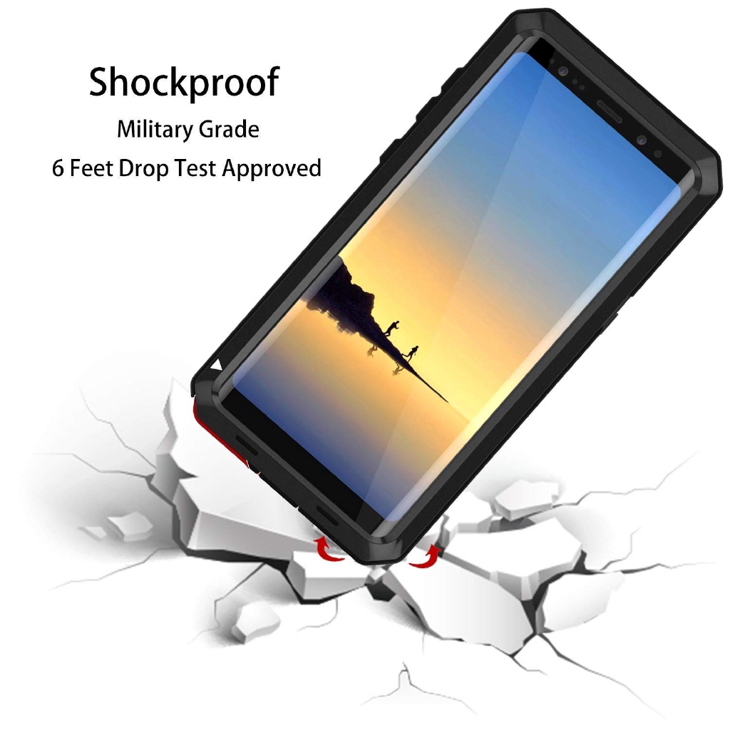 Samsung Galaxy Note 8 Waterproof Case Support Wireless Charging ...