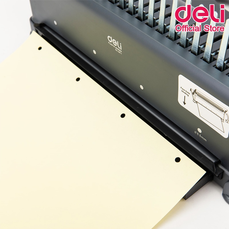 Deli 3871 Binding Machine เครื่องเข้าเล่มเอกสาร สั้นกระดูกงู สินค้ารับ ...