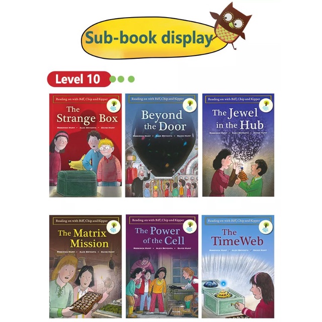 พร้อมส่ง!! หนังสือฝึกอ่านภาษาอังกฤษ Oxford Reading Tree Level 10-12 set ...