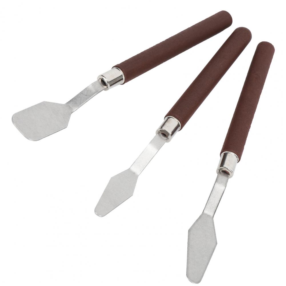 3X Knife Stainless Steel Spatula Painting Tool For Oil Painting Clay ...