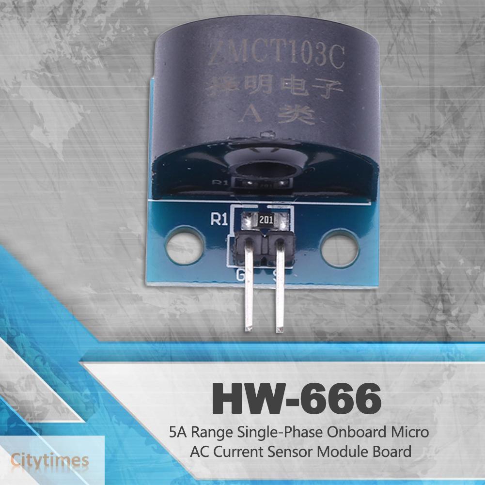 Ci HW-666 5A Range of Single-Phase AC Current Sensor Onboard Module ...