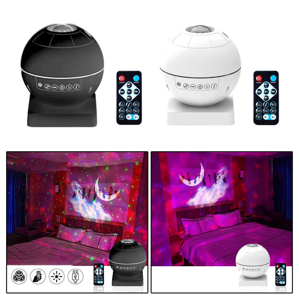Colorful Starry Sky Projector USB Blueteeth Music Speaker Player LED ...