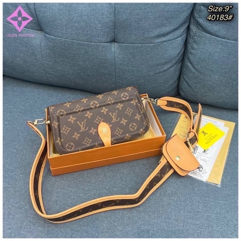 MS LV 40183 กระเป๋าแบรนด์เนม กระเป๋าปั้มแบรนด์ - beautysocial - ThaiPick