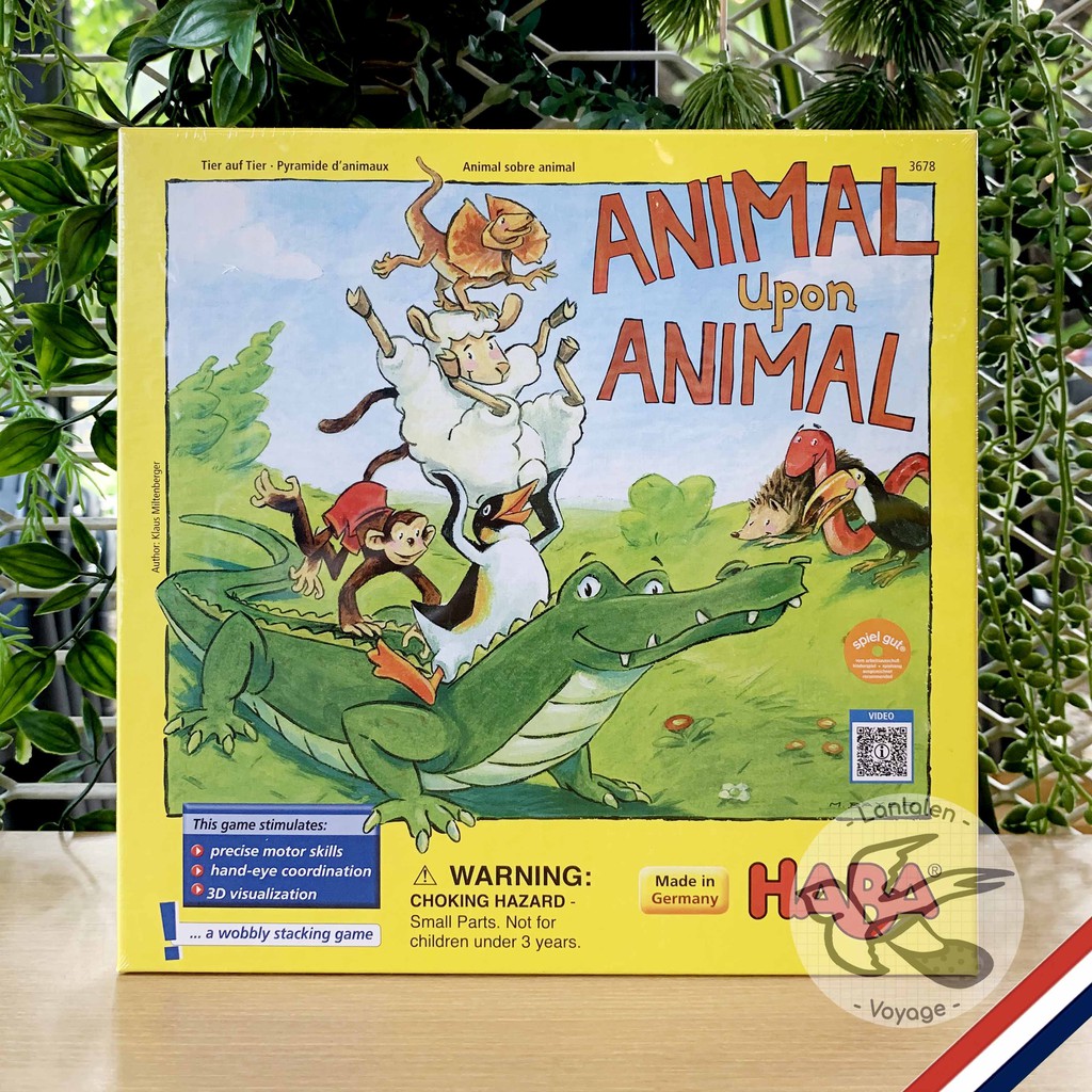 Animal Upon Animal ( Tier auf Tier ) Mini Tin Box My Very First Game Jr ...