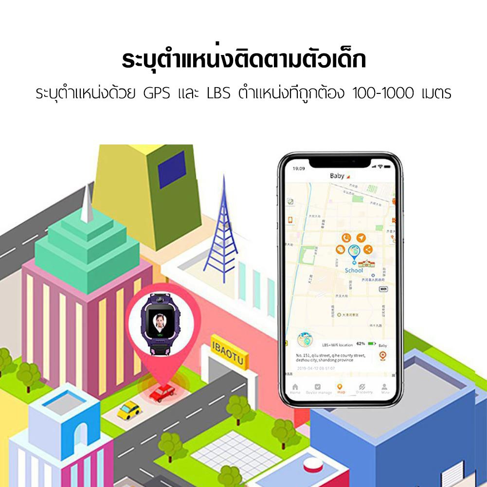 Q88 นาฬิกาไอโม่ นาฬิกาอัจฉริยะ smartwatch นาฬิกาเด็ก ยกจอพับได้จอหมุน ...