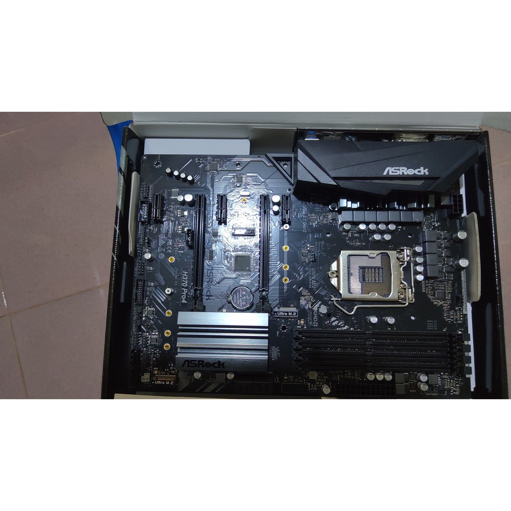 เมนบอร์ด Asrock H370 Pro4 (Mainboard) 1151 v2 ใส่ gen 8 9 ...
