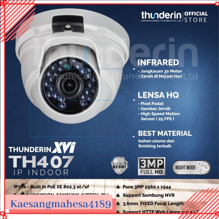 กล้องวงจรปิด TH407 3MP สําหรับใช้ในบ้าน - kaesangmahesa4189tb.th - ThaiPick