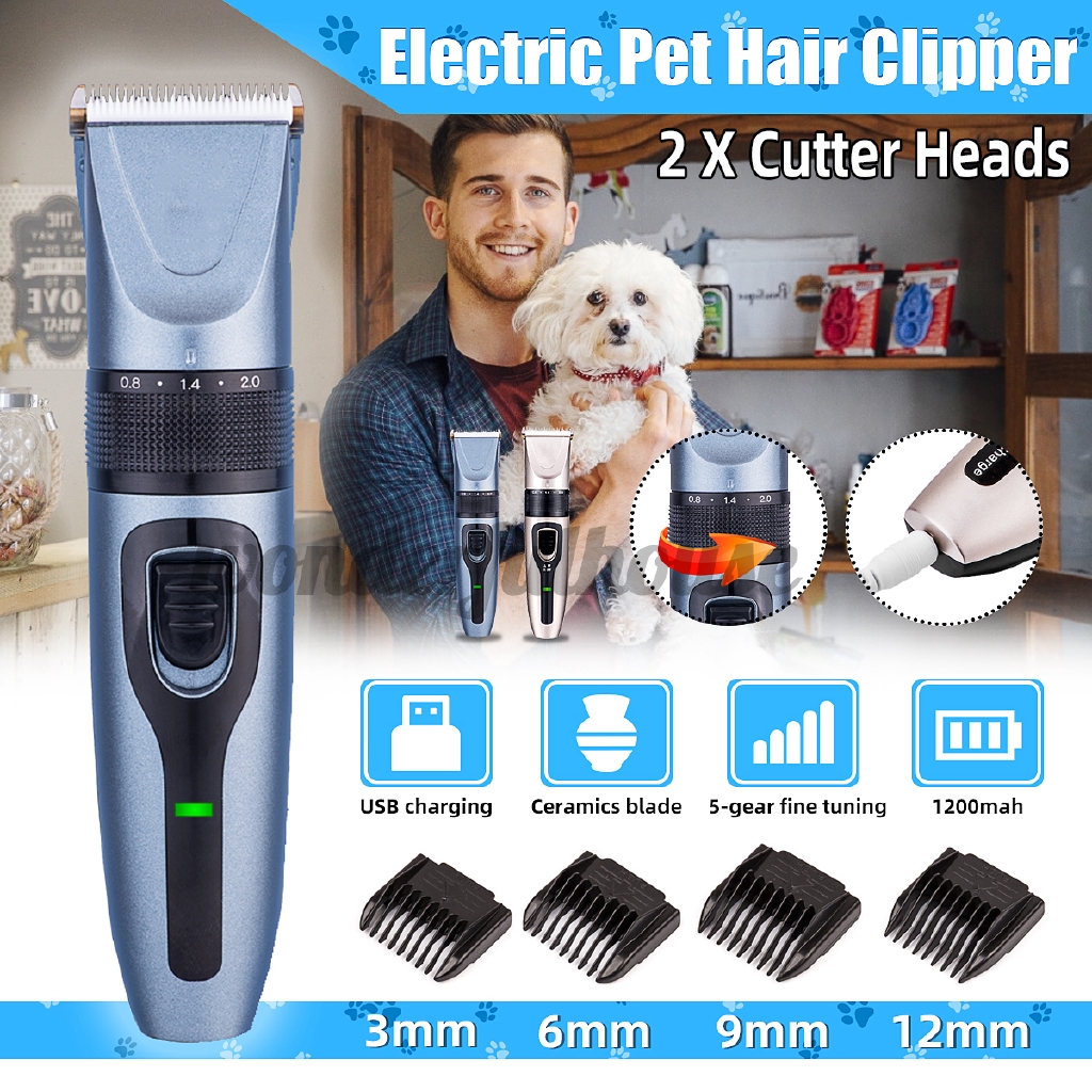 Single / double cutter head can shave the soles of pets. Titanium ...