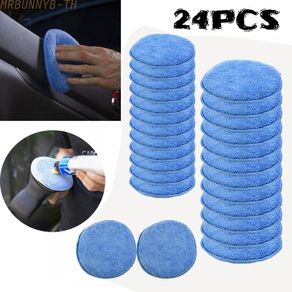 Sponge Foam 24PCS Car Pad Cleaning Washable High Density Microfiber ...