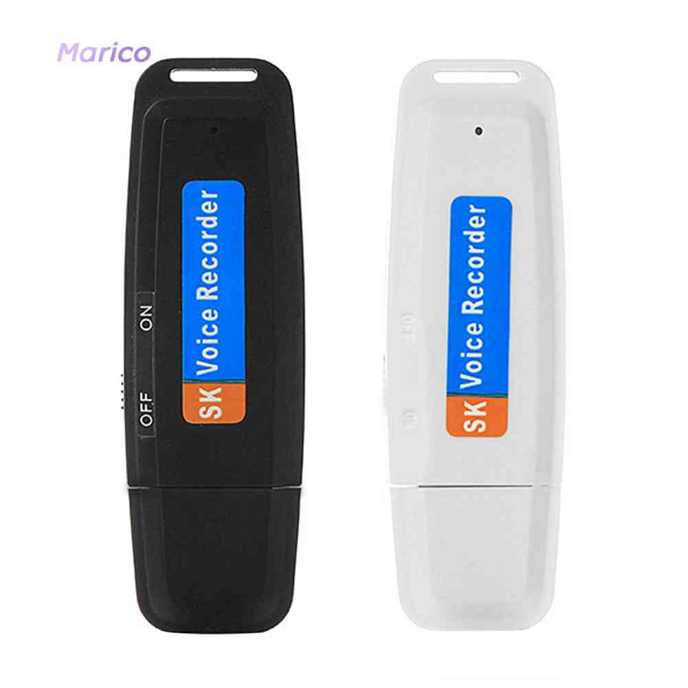 Sk001 แฟลชไดรฟ์ดิจิทัล ดิสก์ U การ์ด TF USB บันทึกเสียง แบบพกพา Marico ...