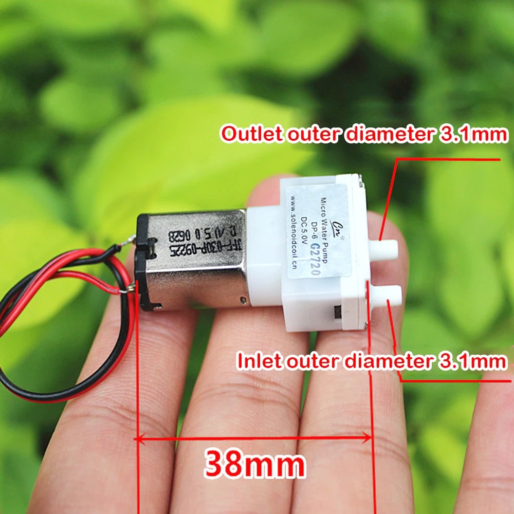 DC 3V 3.7V 4.2V 5V Mini Mute Air Pump Oxygen Pump 030 Motor Water Pump ...