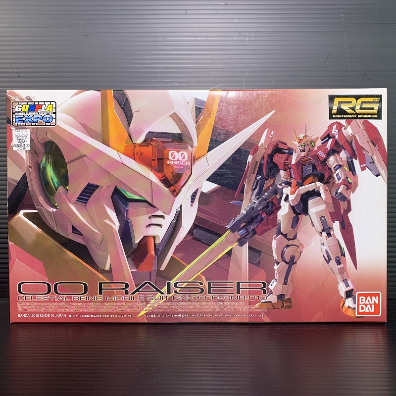 RG 1/144 GN-0000+GNR-010 00 Raiser Trans-AM Clear Ver (Mobile Suit ...