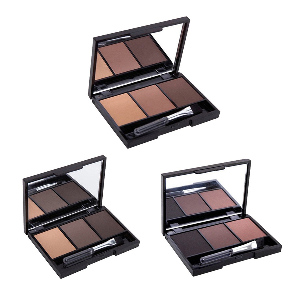 MAX DONA Eyebrow Powder Eye Brow PaletteCosmetic Kit With 3 ...