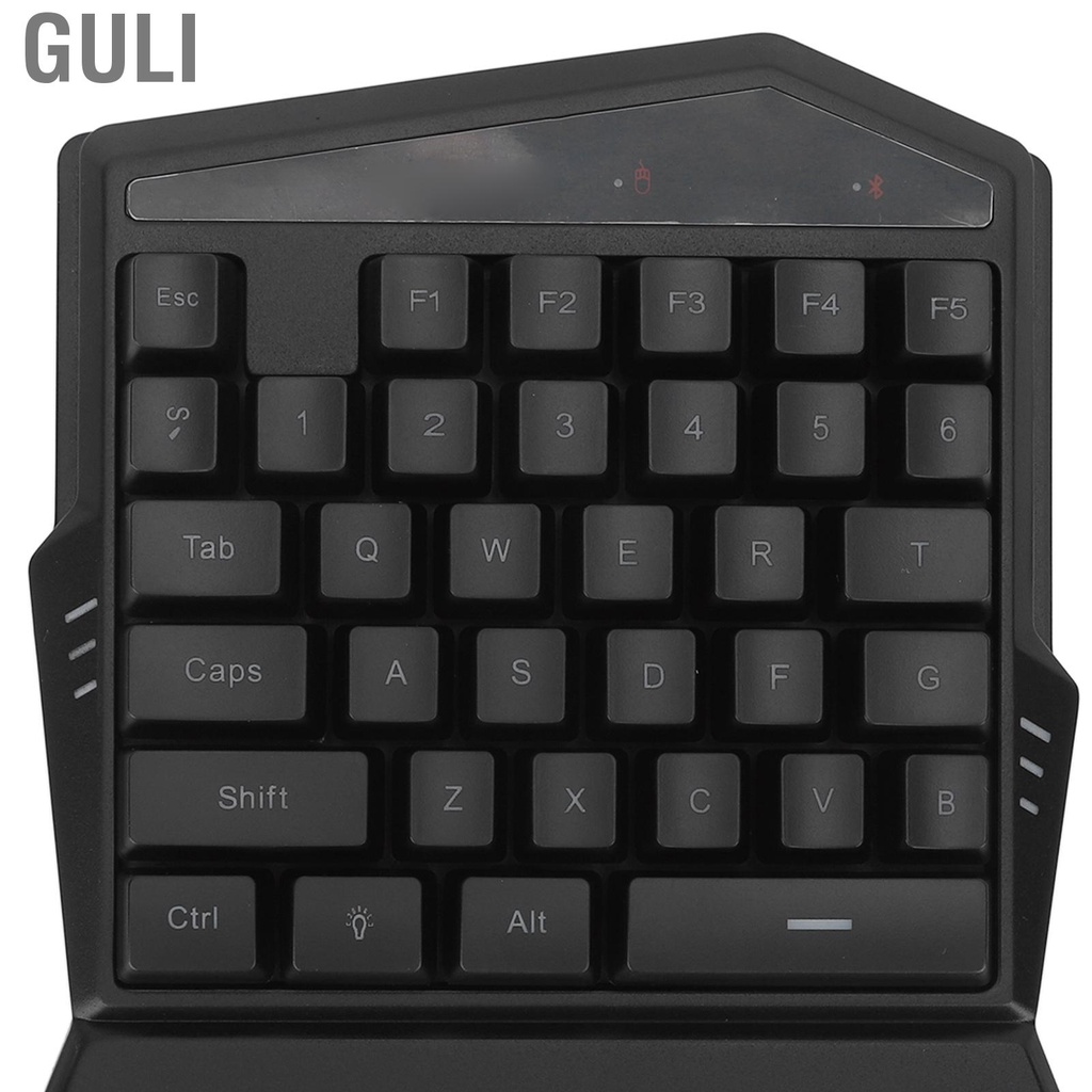 Guli One Hand Keyboard Mouse 35 Keys RGB Backlight Gaming Half Keypad ...
