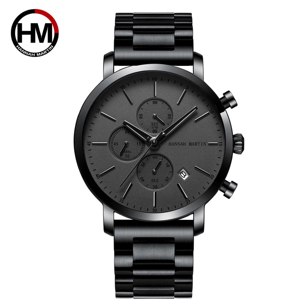 Men Watches Top Brand Fashion multifunction small dial Stainless Steel ...