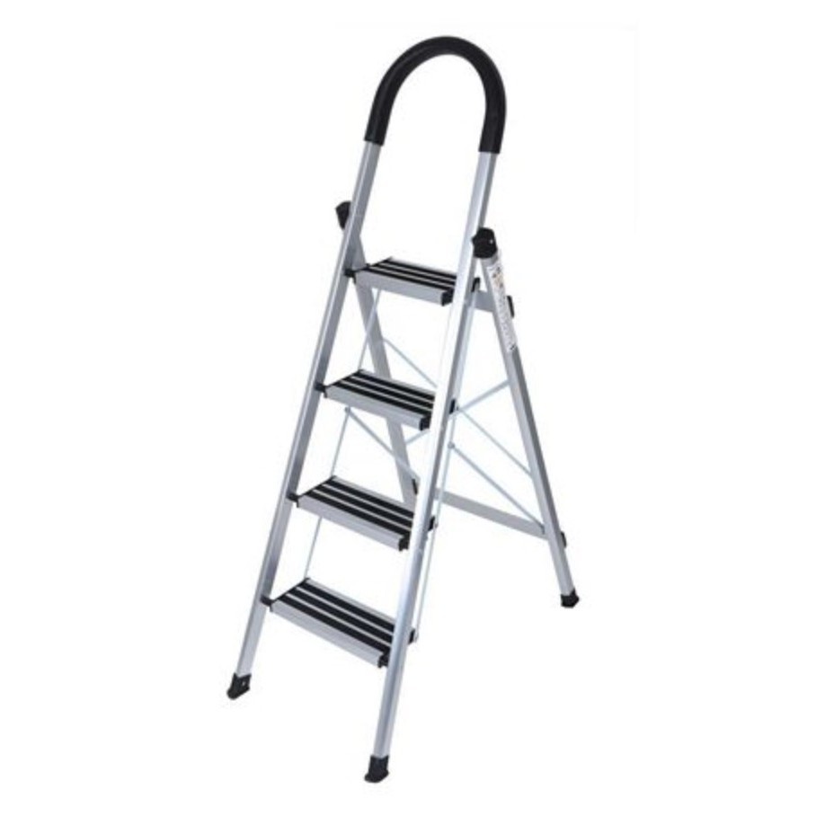 บันไดอลูมิเนียม 4 ขั้น พับเก็บได้ (4 Steps Ladder) บันไดอเนกประสงค์ สวย ...