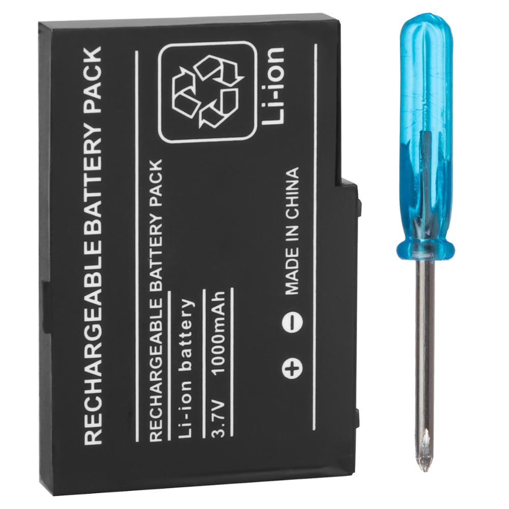 2pcs 2000mAh 3.7V Rechargeable Lithiumion Battery For Nintendo DS Lite ...