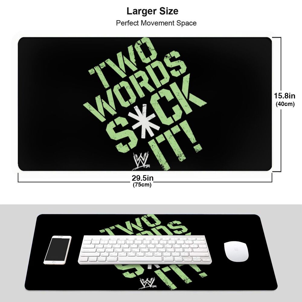 แผ่นรองเมาส์เล่นเกมกันลื่นขนาดใหญ่พร้อมฐานรอง D Generation X Dx Two ...