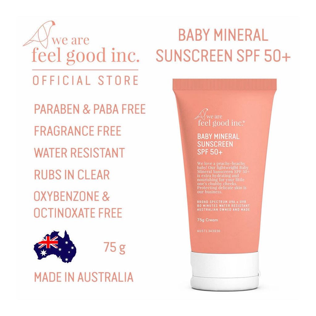 We Are Feel Good Inc. Baby Mineral Sunscreen SPF50 เบบี้มิเนอรัล ครีม ...
