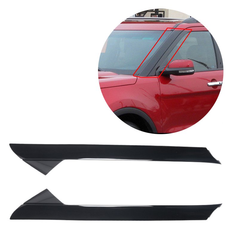 For Ford Explorer windshield outer trim molding pillar left and right ...