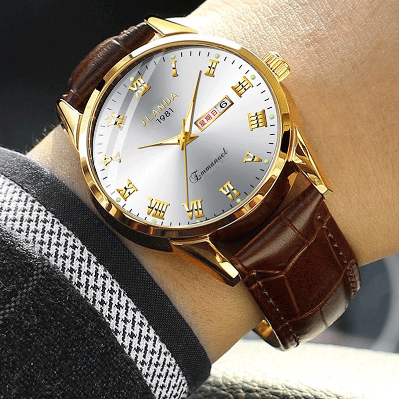 Genuine Swiss Watch Men's Automatic Mechanical Watch Waterproof Belt ...