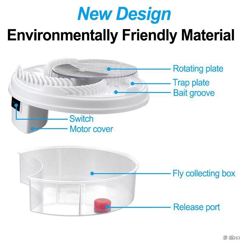 Electric Fly Trap Killer USB Anti Fly Pest Device Lamp Catcher ...