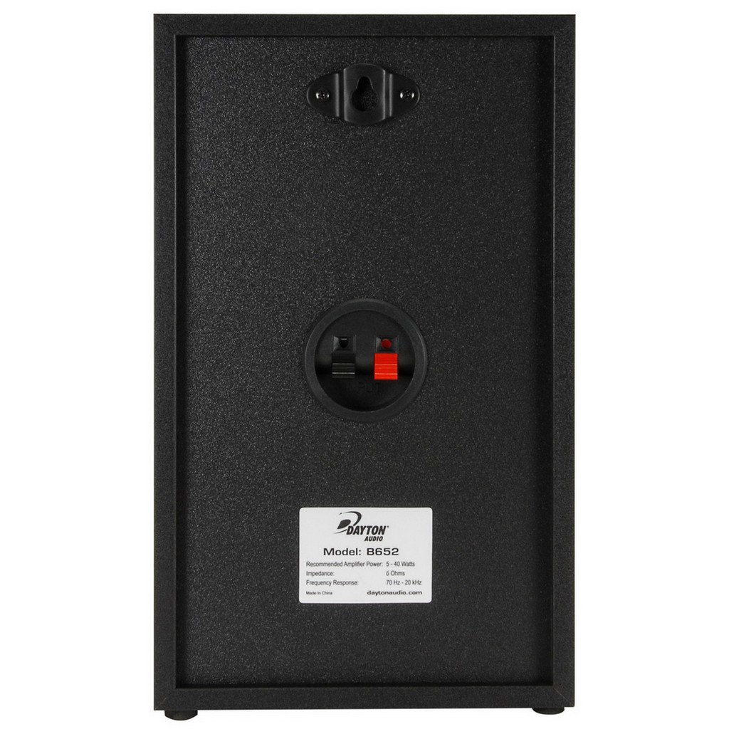 Dayton Audio B652 6-1/2" 2-Way Bookshelf Speaker Pair - memorize ...