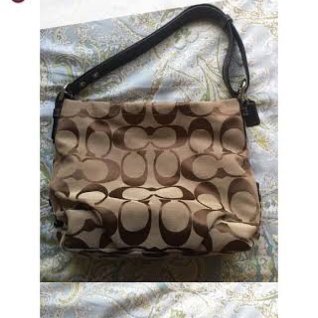 Used 24CM SIGNATURE DUFFLE (COACH F15067) - mj555 - ThaiPick