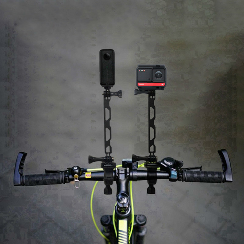 ขาจับแฮนด์อลูมิเนียม หัวหมุนได้ 360 องศา สำหรับกล้อง GOPRO Bicycle ...