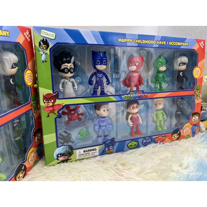 ของเล่นเด็ก PJ MASKS พีเจ แมส โมเดล พีเจ แมส 9 ตัว หุ่นพีเจ แมส PJMASKS ...