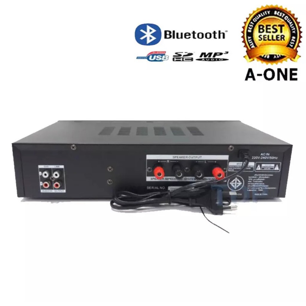 A-ONE เพาเวอร์แอมป์ กลางแจ้ง 6500W PMPO เครื่องขยายเสียง Professional poweramplifier รุ่น PA ...
