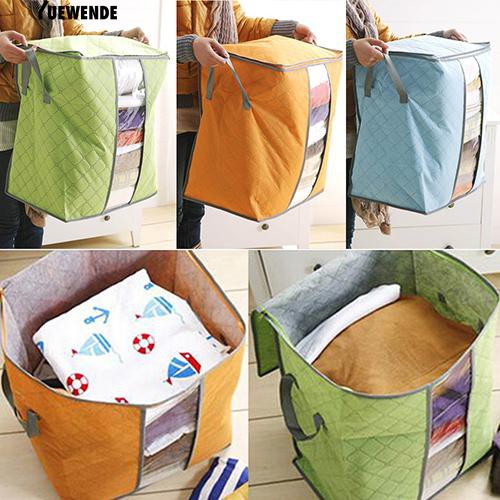 Foldable Compact Clothing Quilt Blanket Closet Sweater Box - yuewende ...