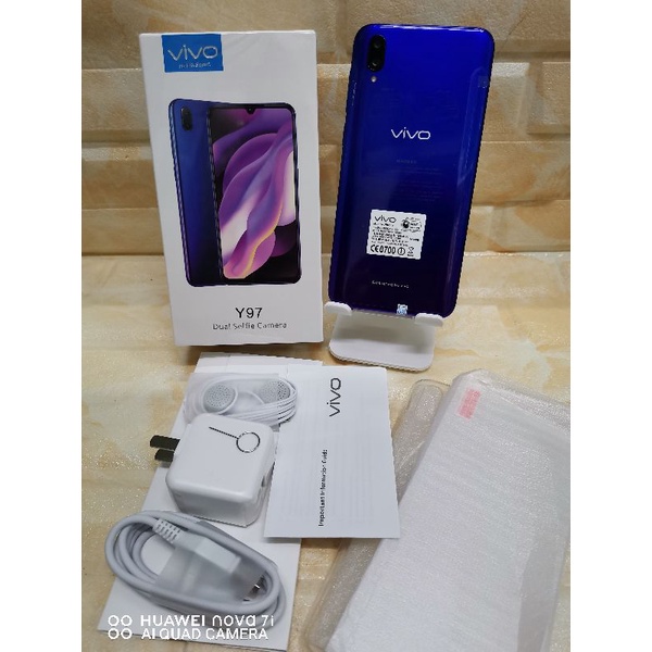จัดส่งในพื้นที่ vivo y97 โทรศัพท์มือถือ Android 8.1 6.3 นิ้ว HD หน้าจอ RAM 4 ROM 128 แบตเตอรี่ ...