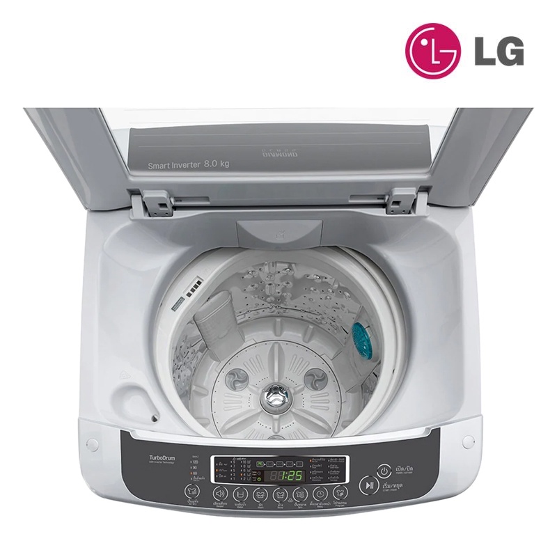 [คืน 1,000c. ทักแชทรับโค้ด] LG เครื่องซักผ้าฝาบน Smart Inverter 10 KG ...