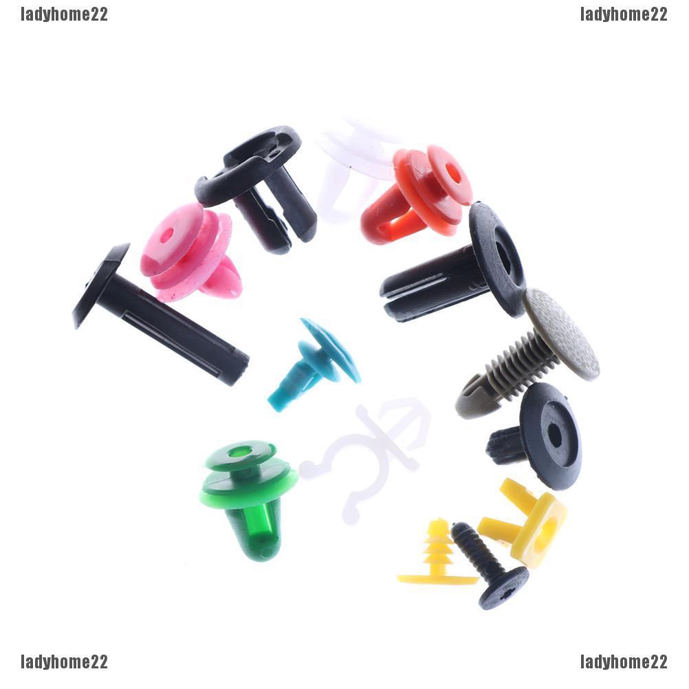 LH&200pcs/bag Various Car Plastic Rivet Auto Fasteners Push Pin Bumper ...