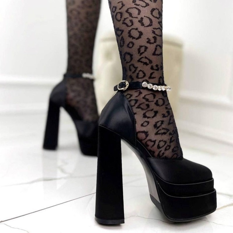 2022 Brand New Sexy Platform High Heels Ladies Platform Shoes Square ...