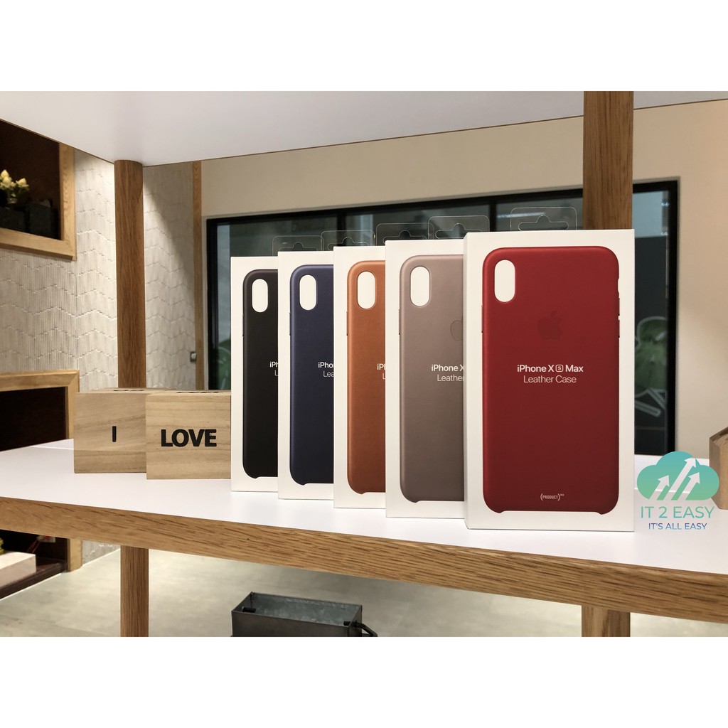 Apple Leather Case for iPhone XS Max เคสหนังแท้ Apple | Shopee Thailand
