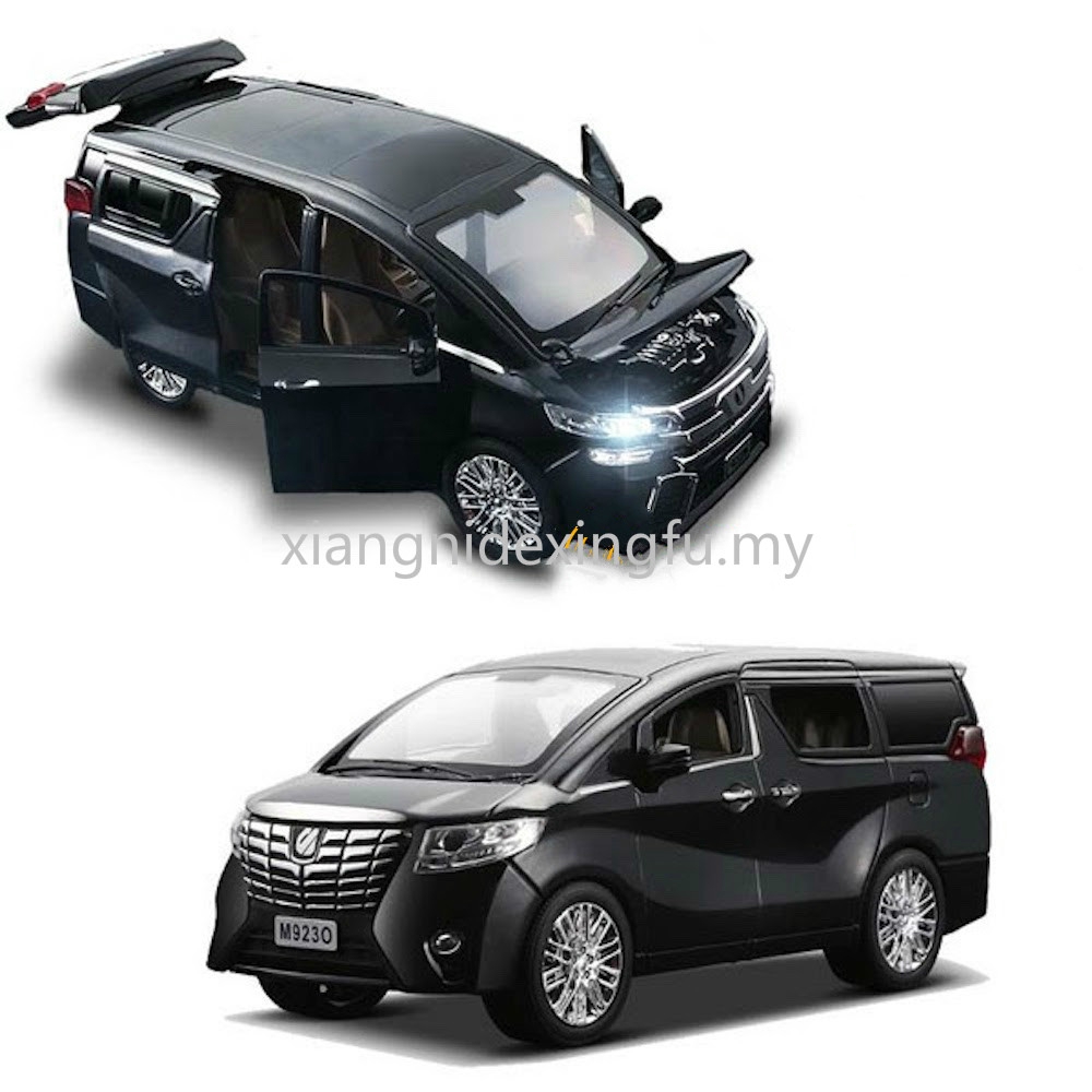XLG M9230 Toyota Alphard Vellfire 124 Die Cast Model with Light Sound ...