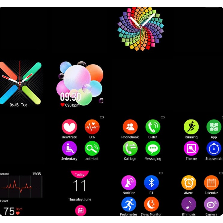 G500 Smart Watchผู้ชายGPS TrackerบลูทูธCall 44 มม.อุณหภูมิECG Heart ...