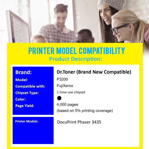 Compatible Toner DrToner Fuji Xerox - P3435 / 3435 - DocuPrint Phaser ...
