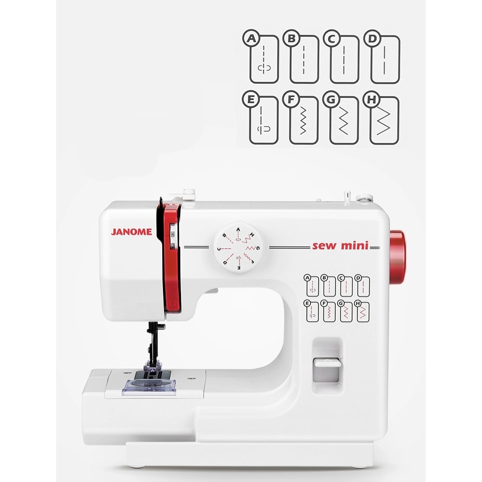 READY STOCK Janome Mini Sewing Machine 525A / Mesin Jahit Mini Janome ...