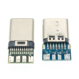 USB 3.1 Type C Connector 24 Pins Male/Female Socket Receptacle Adapter ...