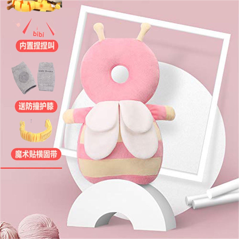 ☊Baby anti-fall head Protective cushion safety protection toddler ...