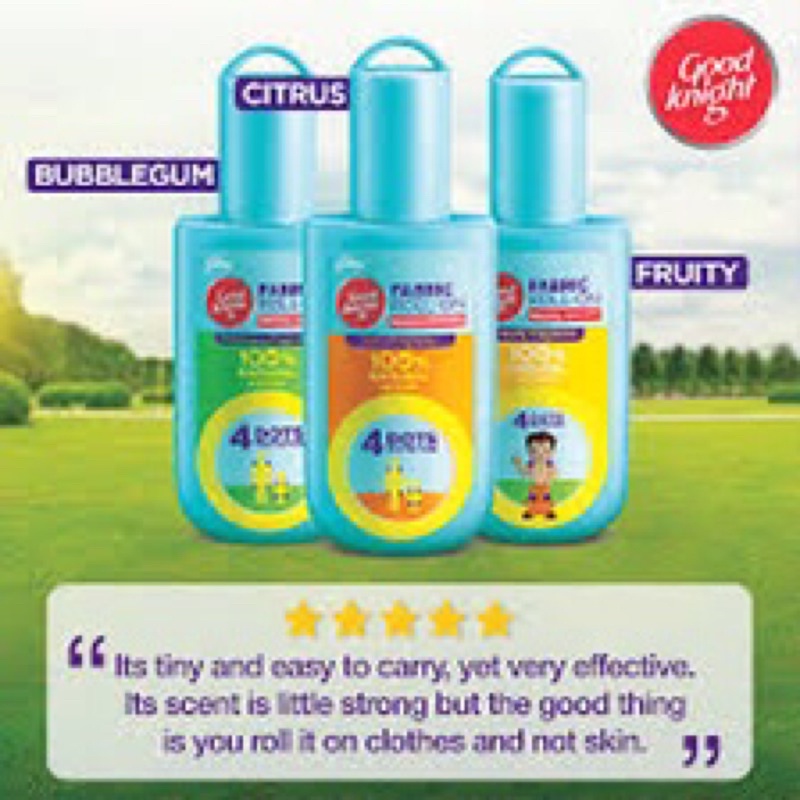 Good Knight Fabric Roll on 8ml ยากันยุงแต้ม4จุดNatural100Exp 062024 - w ...