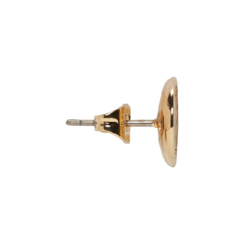 Marc Jacobs Gold Double J Stud Earrings - nazzilla - ThaiPick
